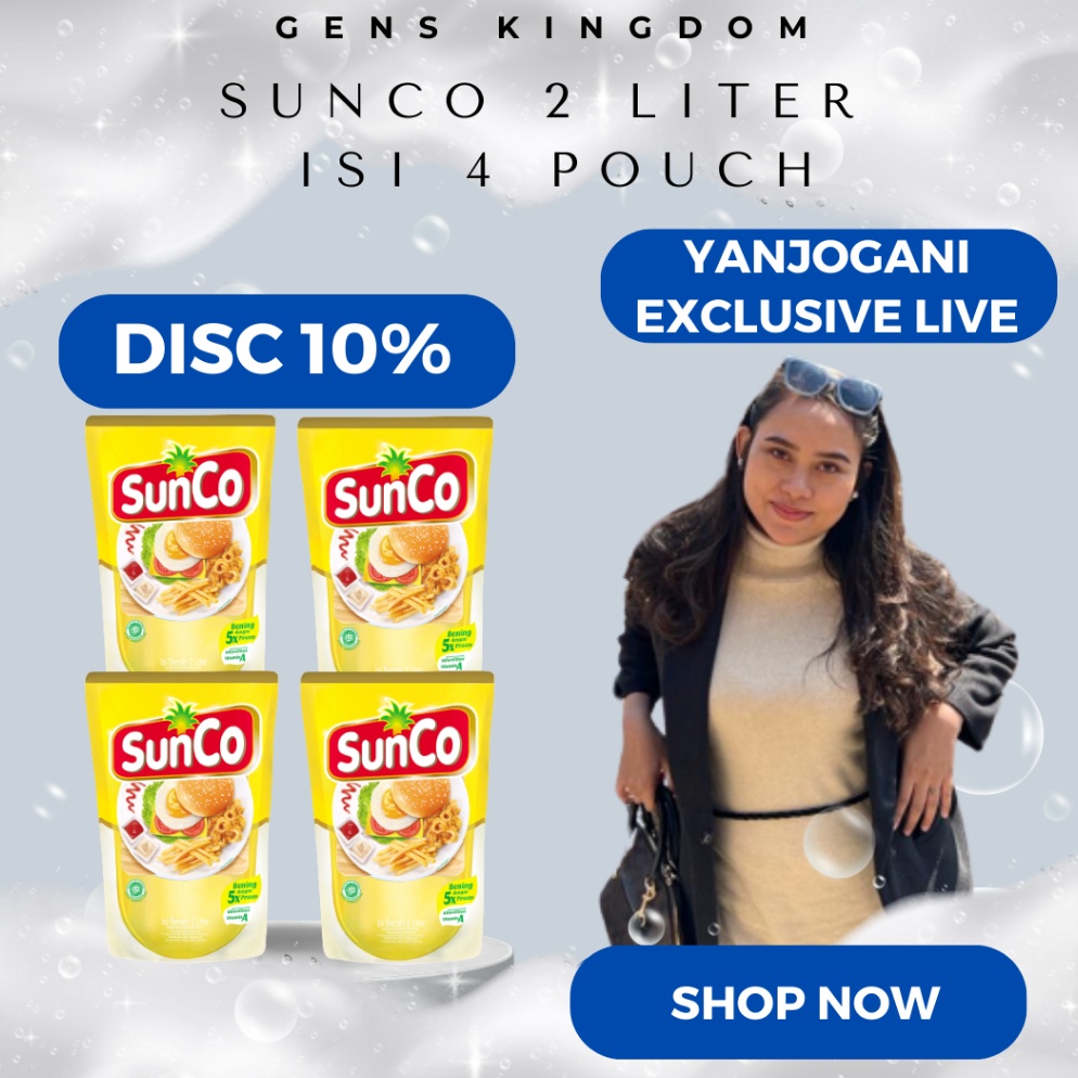 Jual TERBARU MINYAK SUNCO 2 LITER ISI 4 POUCH KHUSUS LIVE YANJOGANI ...