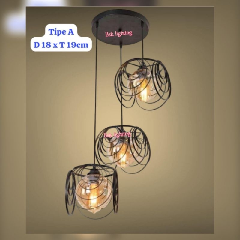 Jual Lampu gantung minimalis turun 3/lampu gantung ruang tamu/lampu ... Jual Lampu gantung minimalis turun 3/lampu gantung ruang tamu/lampu ...