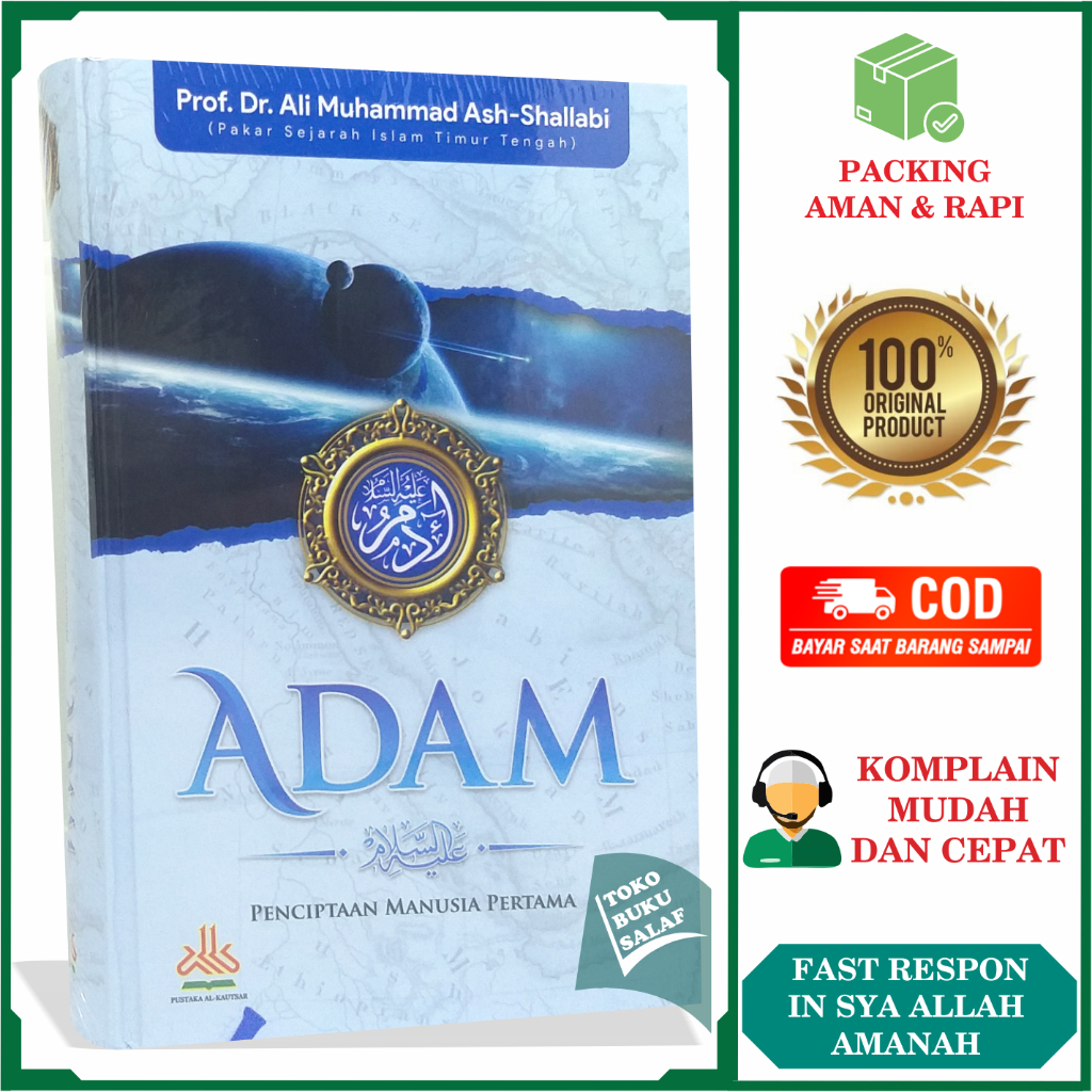 Jual ADAM Penciptaan Manusia Pertama Kisah Sejarah Biografi Nabi dan Rasul Awal Karya Ali ...