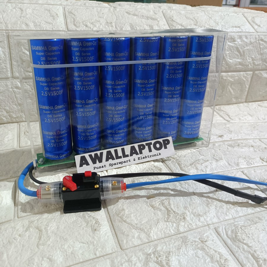 Jual promo super capacitor SAMWHA 2.5V 1500F asli real 15V kapasitor ...