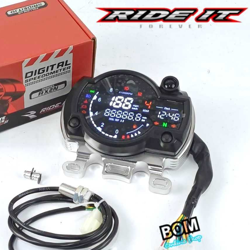 Jual SPIDO KOSO RX2 N RIDE IT SPEDO SPIDOMETER RX2N DIGITAL LED KOSO RX2 | Shopee Indonesia