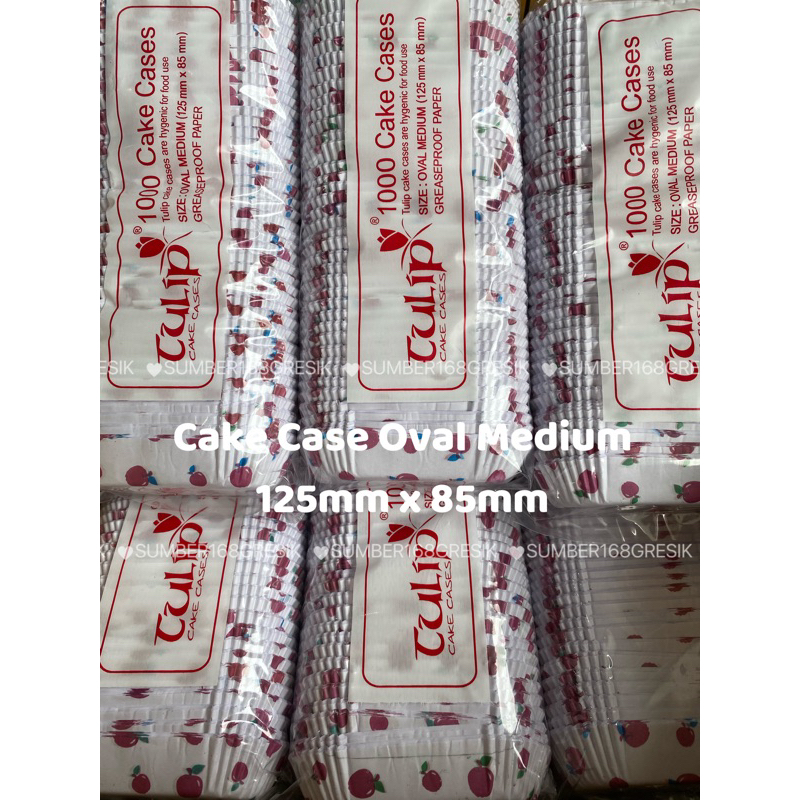 Jual [100 lembar] PAPER CAKE CASE OVAL SMALL MEDIUM | KERTAS ALAS ...