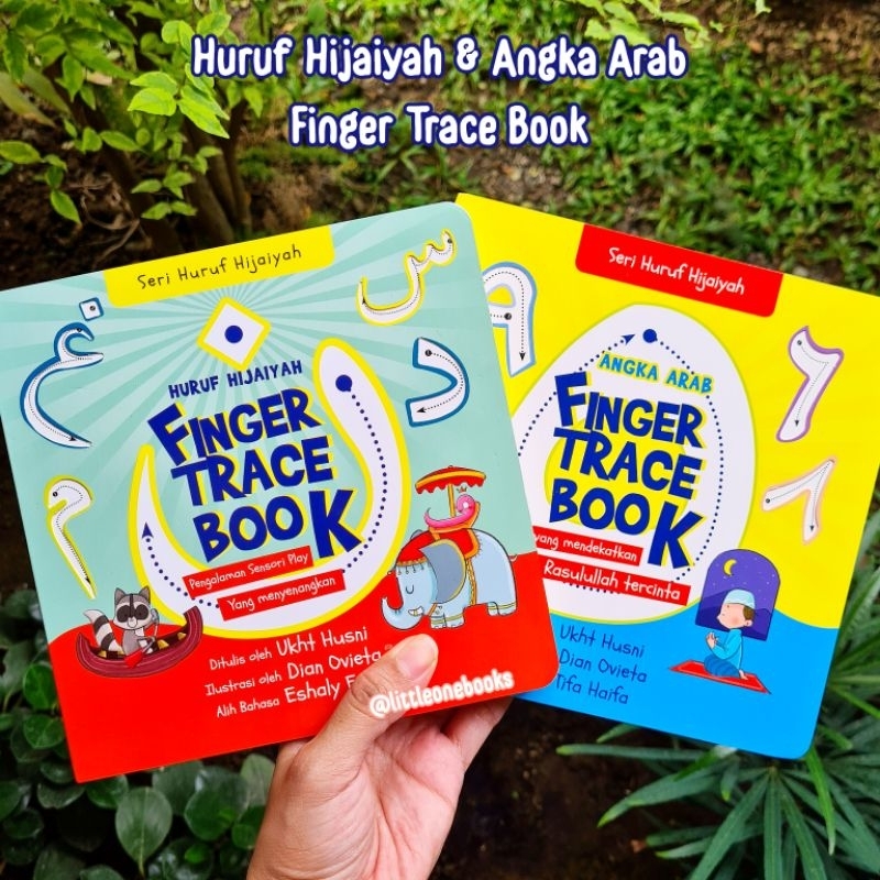 Jual isi 2 Buku : Finger Trace Hijaiyah & Angka Arab / Sensory Board ...
