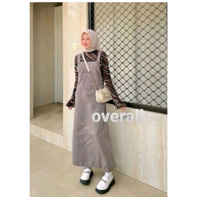 Jual BAJU KODOK ANYA OVERALL ROK JEANS WANITA MOTIF POLOS TERBARU 2025 ...