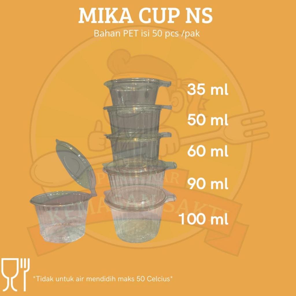 Jual Cup Puding Sambal 35ml 60ml 70ml 90ml 100ml / Mika Sambal / Mika ...