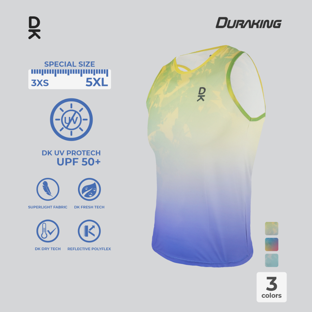 Jual Duraking Singlet Olahraga Pria - Vapor V2 Series Special Size ...