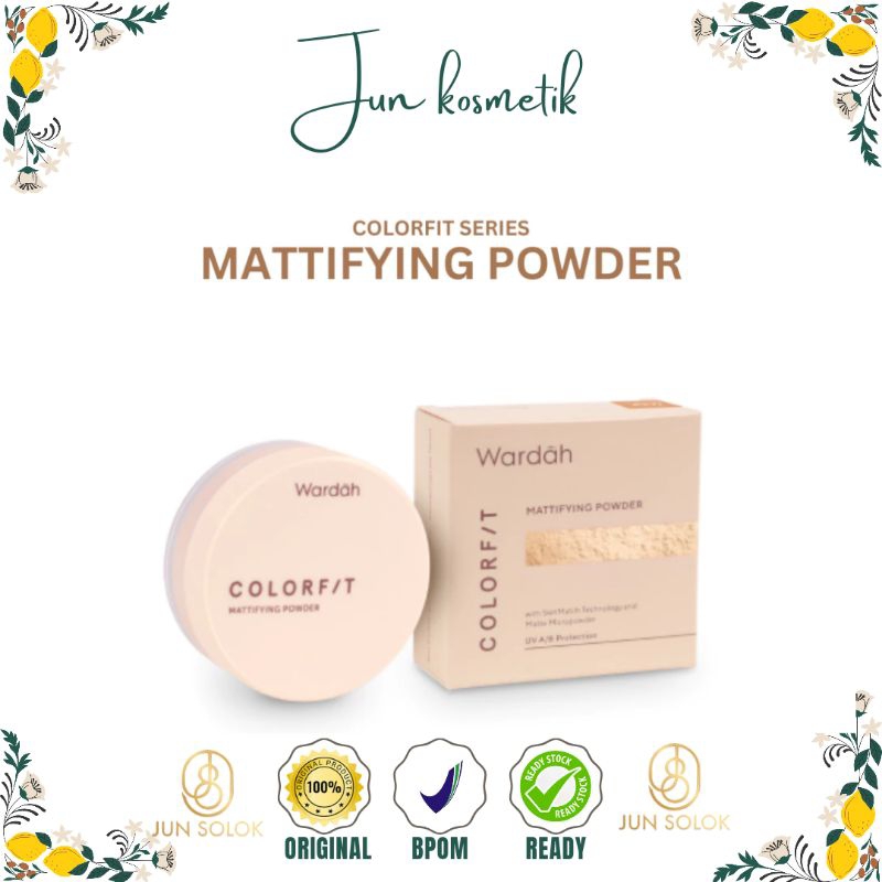 Jual WARDAH Colorfit Mattifying Powder 15gr | Shopee Indonesia