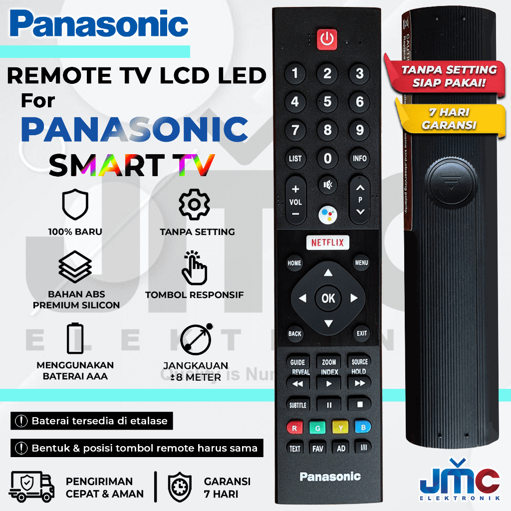 Jual Remote Remot Smart TV Panasonic Android TV LED With Voice Command ...