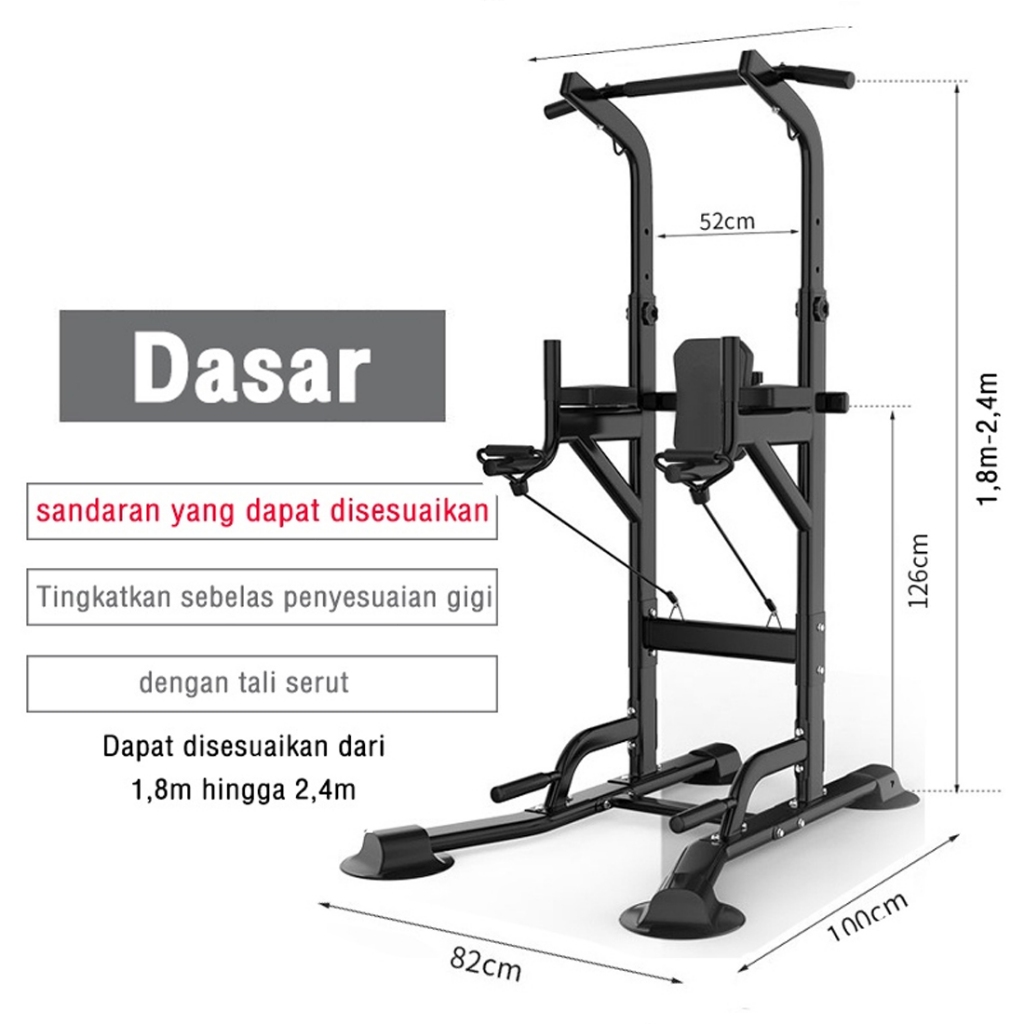 Jual Y&T Power Tower Pull Up Bar /Stasiun Dip Bar Pull Up/Stand untuk Peralatan Latihan Kekuatan ...