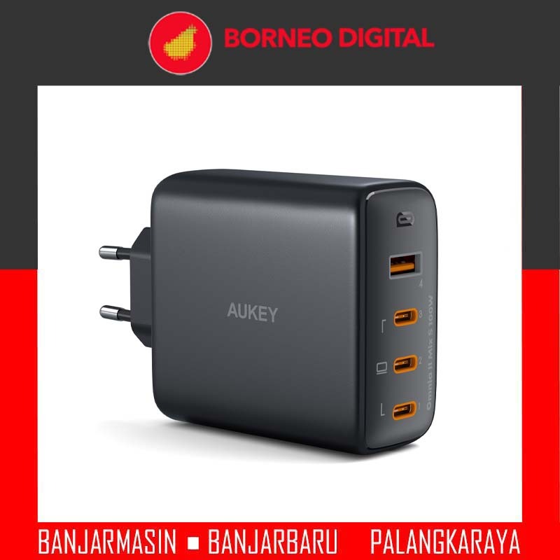 Jual Aukey PA-B7S Omnia II Mix S 100W 4-Port PD Wall Charger CUCI GUDANG | Shopee Indonesia
