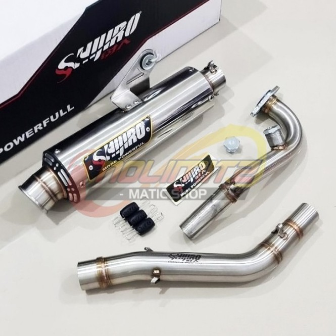 Jual Knalpot Shijiro M3 Long Honda PCX 160 | Shopee Indonesia