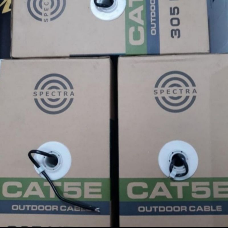 Jual Kabel LAN Spectra Cat5e - Cat6 Meteran FTP UTP | Shopee Indonesia