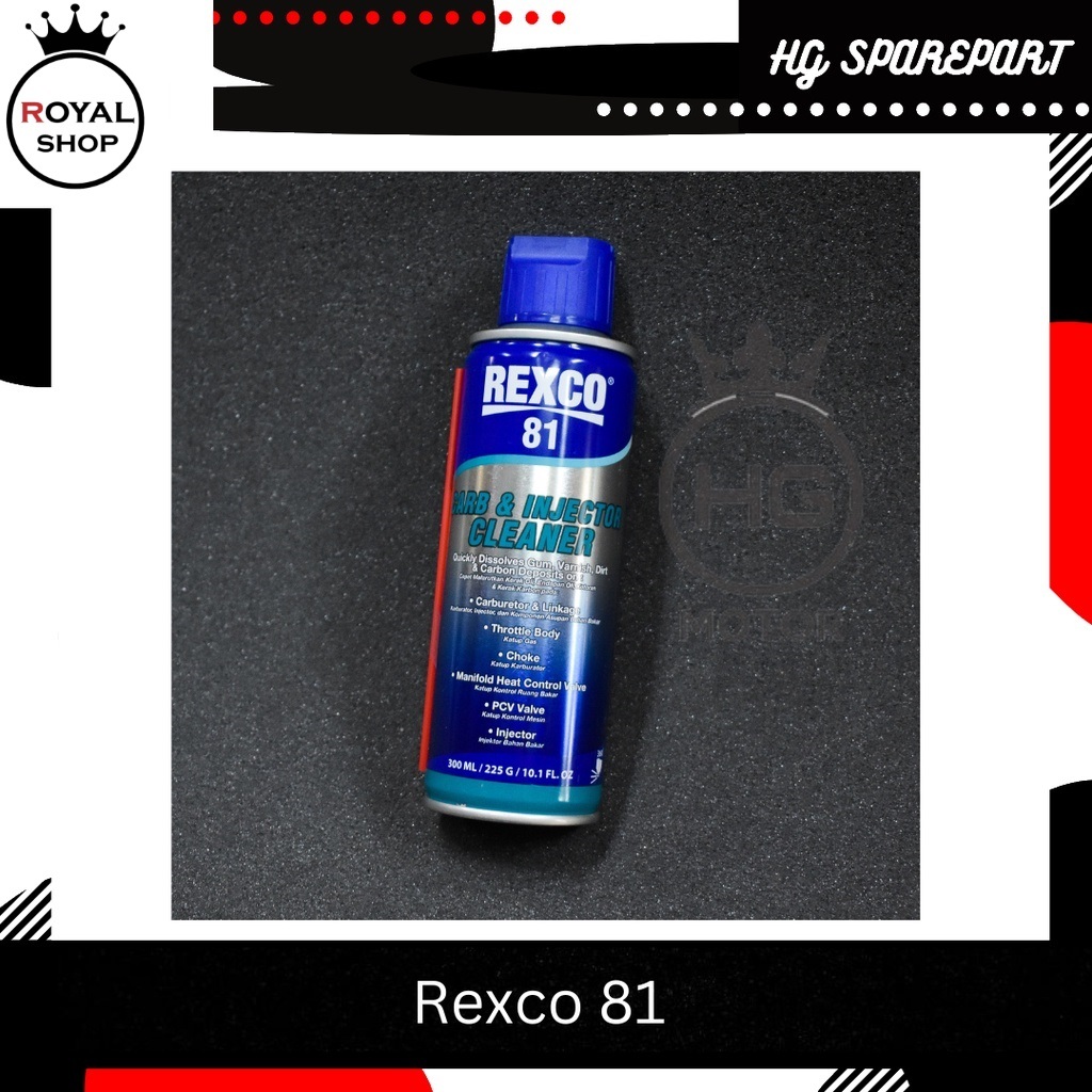 Jual Rexco 81 Pembersih Karburator dan Injektor (Cleaner) 300 Ml ...