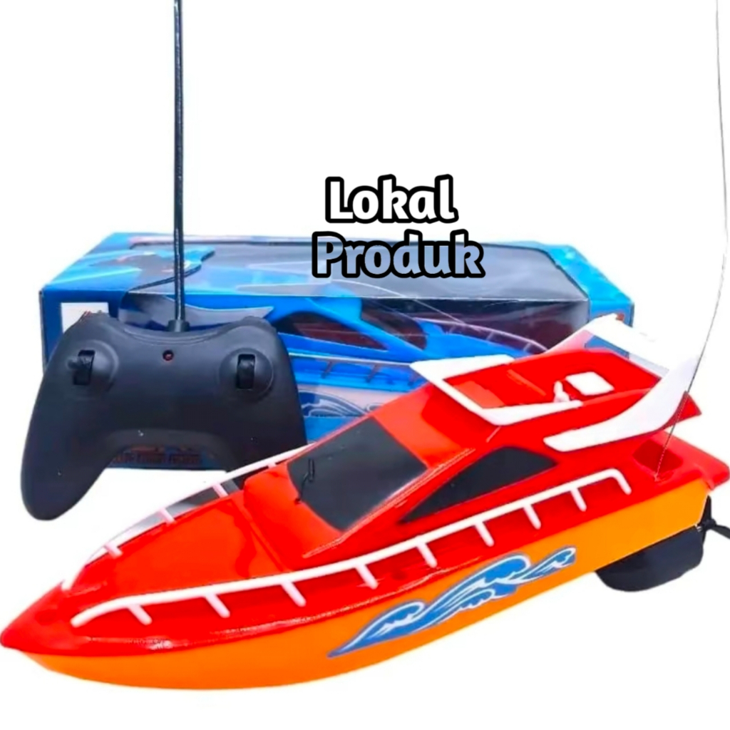 Jual Mainan Perahu Air Bisa Bergerak Di Air Kapal Racing 0350 F3 ...