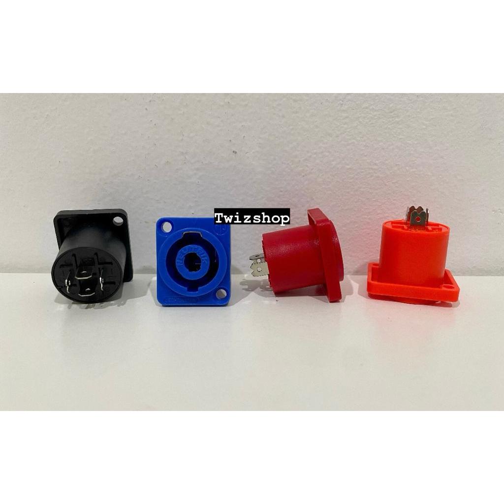Jual Soket Spikon Original / Socket Speakon Female 4P Jack Konektor ...