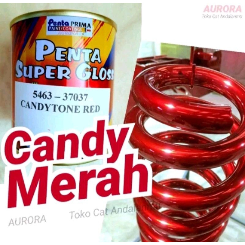 Jual Cat Merah Candy Tone RED Penta Super Gloss 5463-37037 Candytone ...