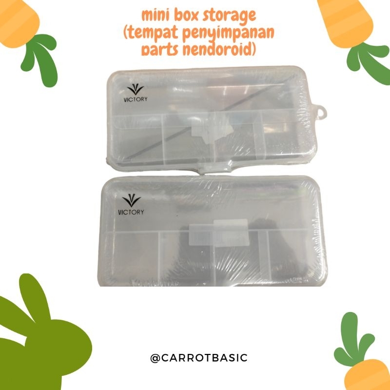 Jual MINI BOX TRANSPARAN TEMPAT PENYIMPANAN PARTS NENDOROID ALAT RAJUT ...