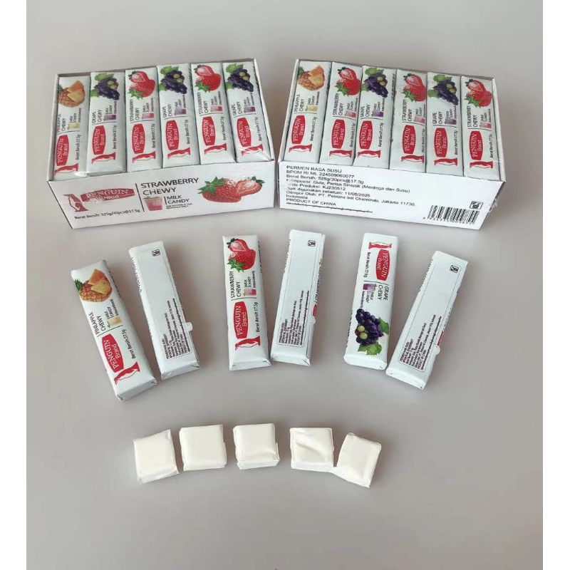 Jual Penguin - Permen Chewy Fruit isi 30 pcs | Shopee Indonesia