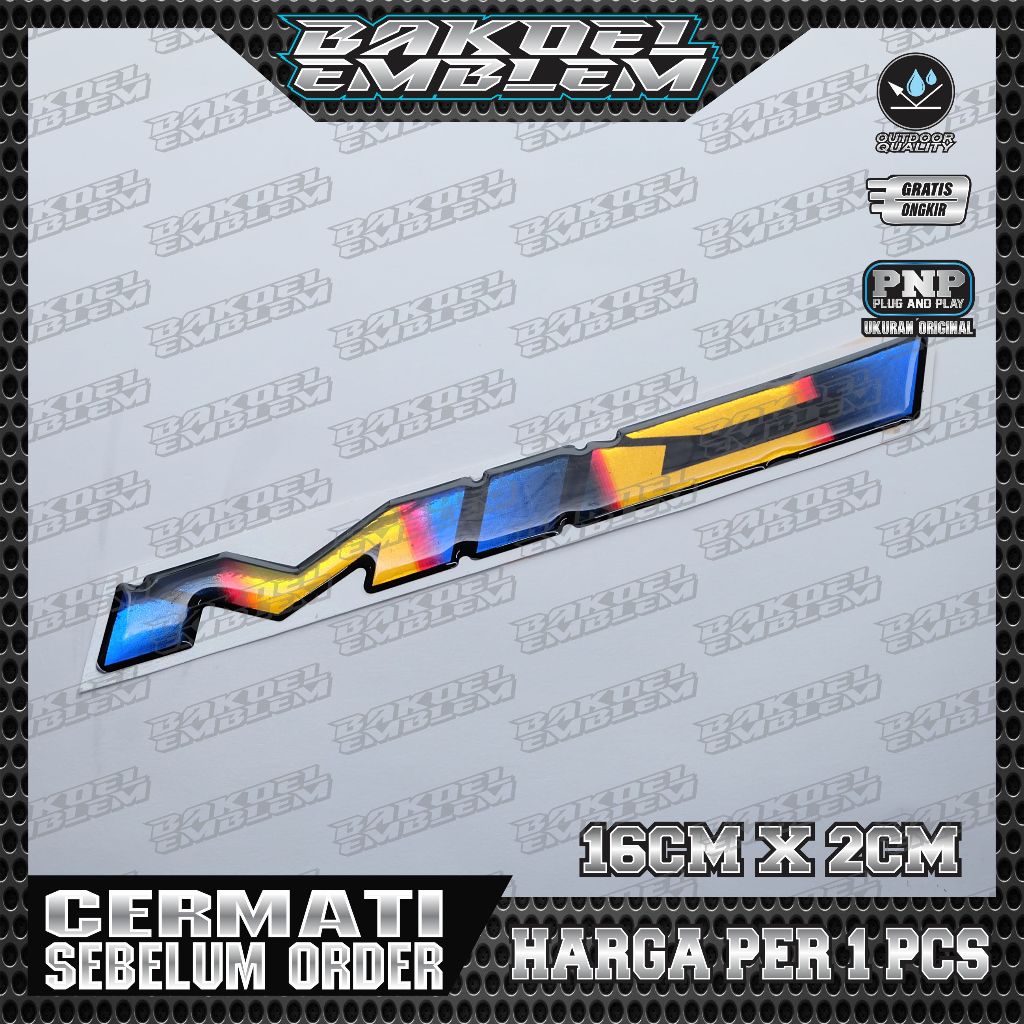 Jual EMBLEM TIMBUL MIO MODEL TITANIUM, TITANIUM, EMBLEM TIMBUL TITANIUM ...