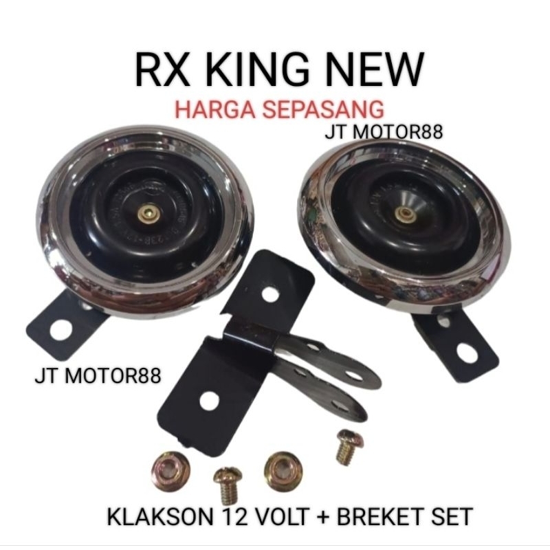 Jual KLAKSON RX KING NEW SEPASANG SET SESUAI GAMBAR 12 VOLT | Shopee ...