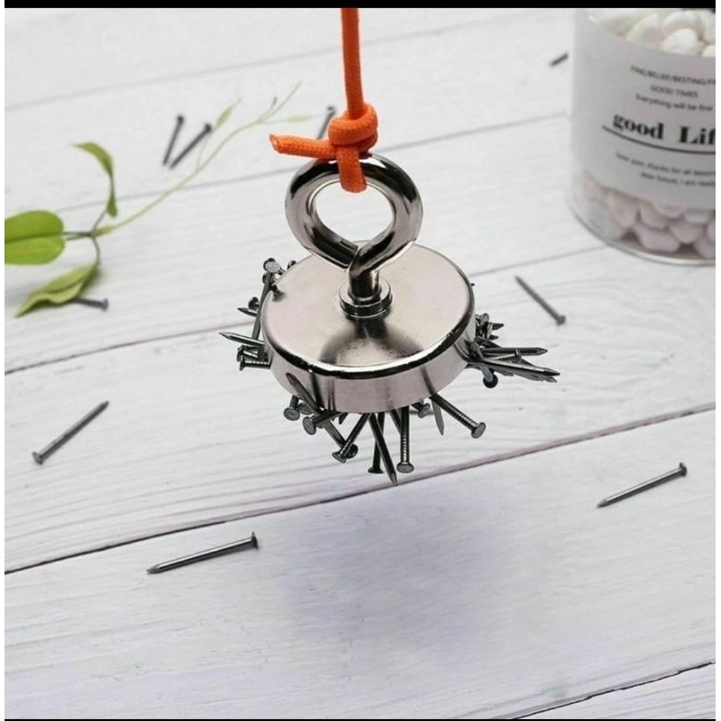 Jual Strong Neodymium Magnet Model Bulat 48mm 50kg sd 100kg TN6 ...