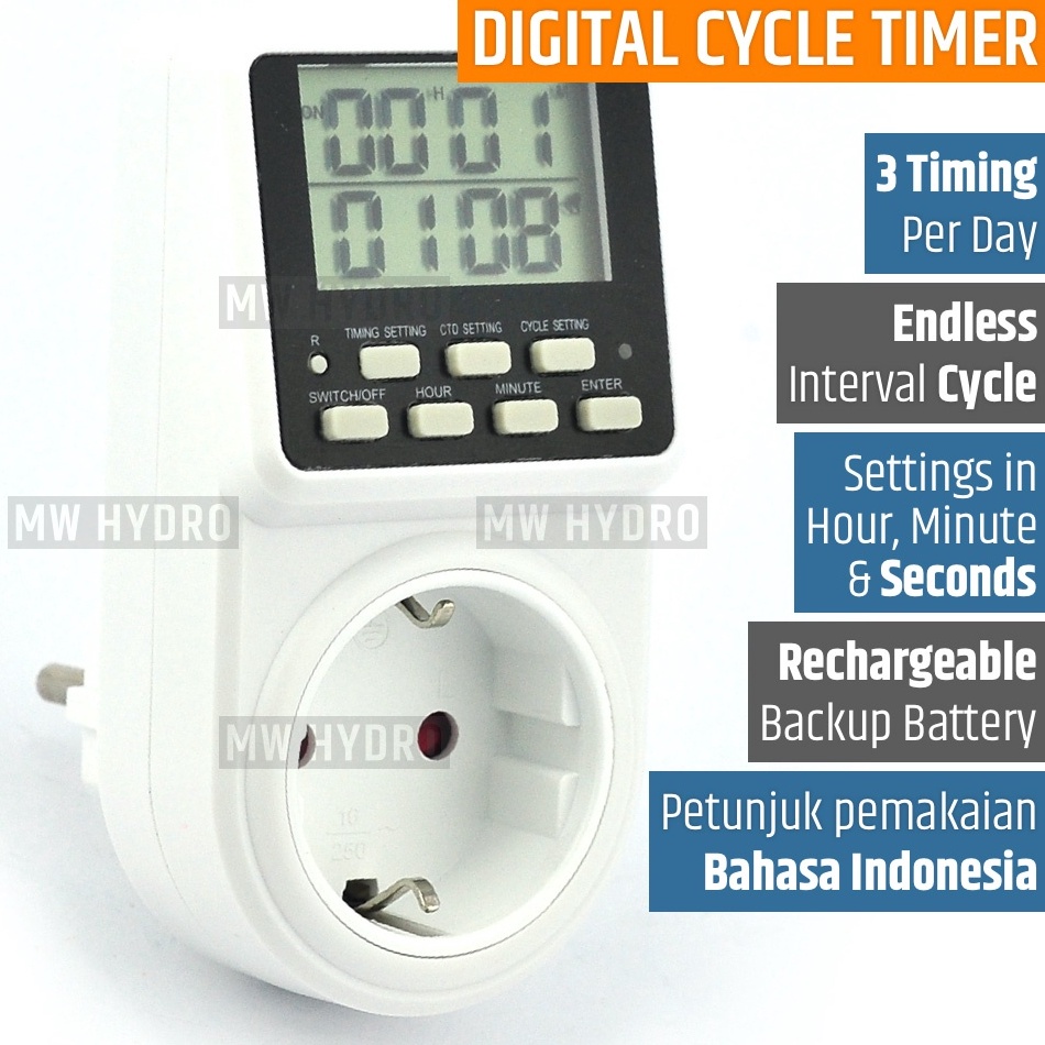 Jual Lyf Digital Cycle Timer Switch Stop Kontak Endless Loop ...