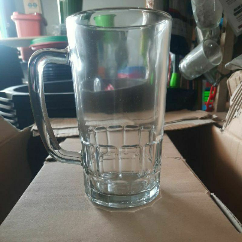 Jual Gelas Kaca Gagang Jumbo / Gelas Soda / Gelas Jumbo / Gelas Soda ...
