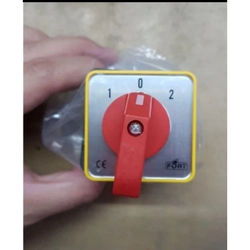 Jual Selector Switch Fort 1-0-2 Rotary Switch 3P 20A SFT-2-0-3-3 ...