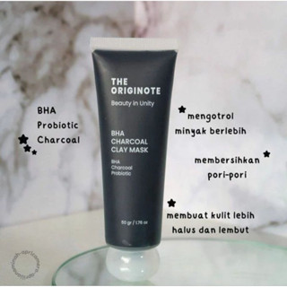 Jual The Originote BHA Charcoal Clay Mask - Masker Wajah Mud Mask ...
