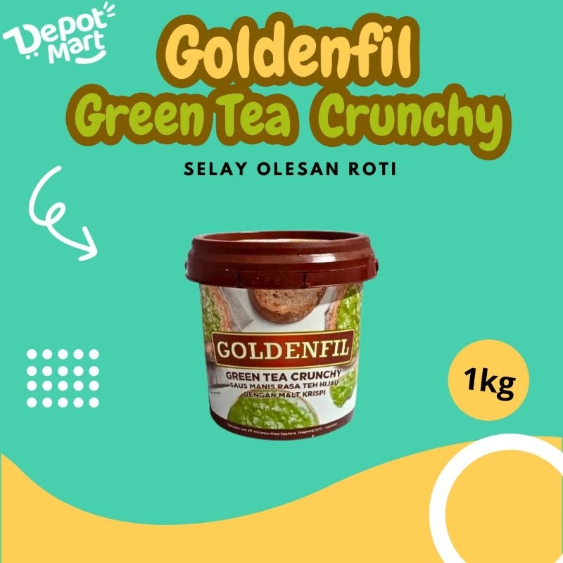 Jual Goldenfil Green Tea Crunchy 1 kg / Goldenfill Golden Fil Ocha ...
