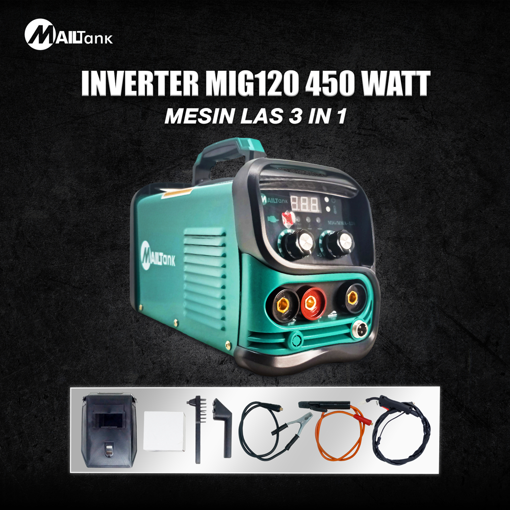Jual MAILTANK SH353G Mesin las listrik 450watt bisa MIG dan MMA Welding Inverter 2in1 | Shopee ...
