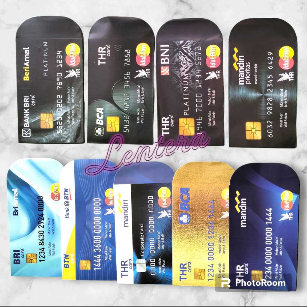 Jual Angpao / Amplop Lebaran Motif ATM | Shopee Indonesia