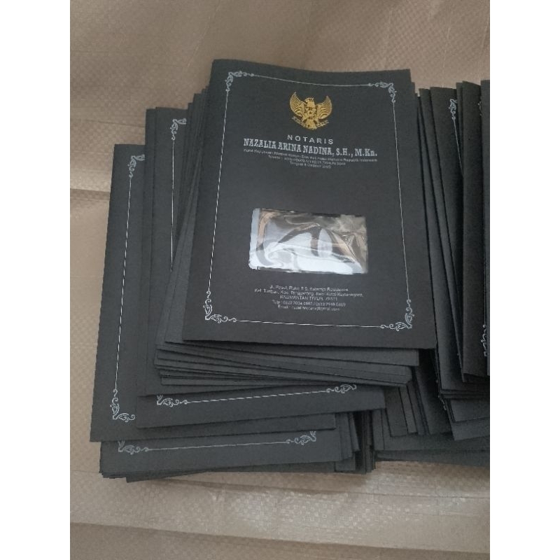 Jual Cover Akta Notaris Eksklusif Black Special Edition HIGH GRADE ...