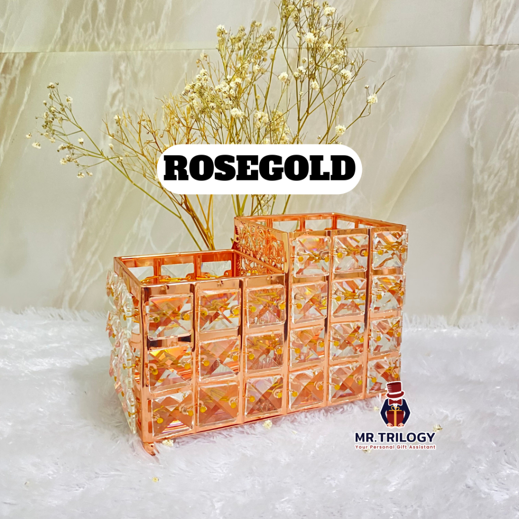 Jual Tempat Tisu Kristal Premium Estetik Kotak Tissue Box Kaca Hotel ...