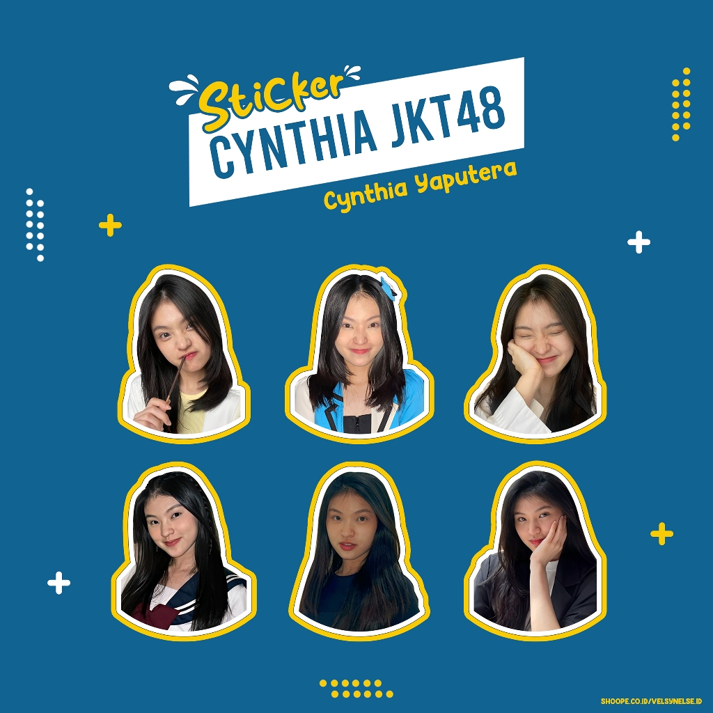 Jual [ ISI 6 ] Sticker Pack JKT48 Lucu Aesthetic High Quality | Shopee ...