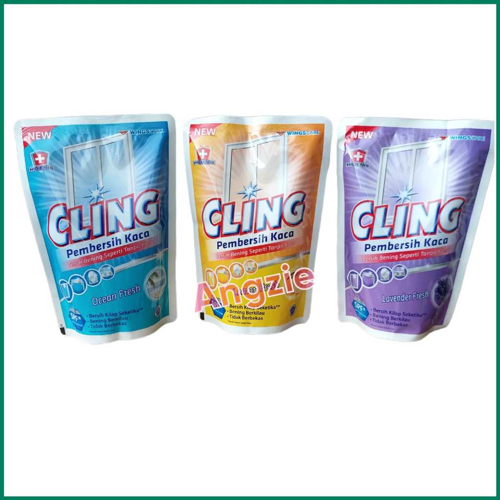 Jual Cling pembersih kaca kemasan pouch 425 ML | Shopee Indonesia