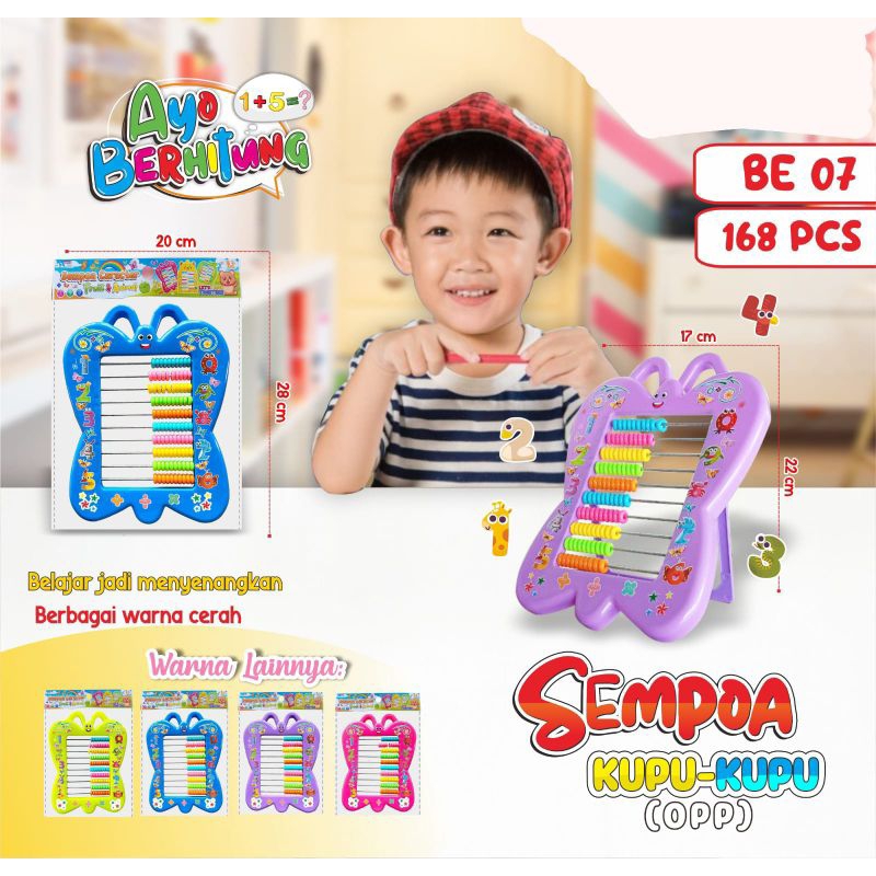 Jual Mainan Edukasi anak permainan berhitung matematika Sempoa gambar ...