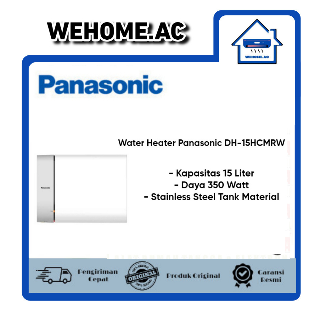 Jual Panasonic Water Heater DH-15HCMRW Pemanas Air Listrik 15 Liter ...