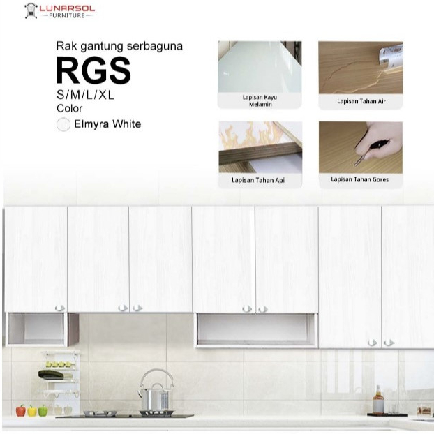Jual Lemari Kitchen Set Atas 2 Pintu | Shopee Indonesia