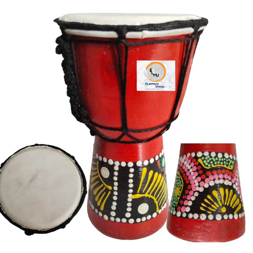 Jual Alat Musik Gendang Jimbe / Sanbanyi / Jenbe / Jimbay / Djembe 19Cm ...