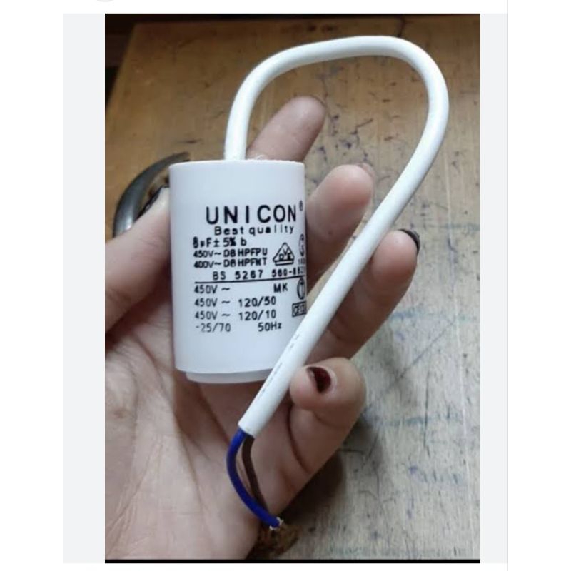 Jual Kapasitor Running Unicon 8UF 450V | Shopee Indonesia
