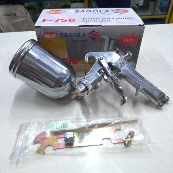 Jual IWA Spot Sagola Spray Gun Spet Alat Semprot Cat Angin Mesin ...