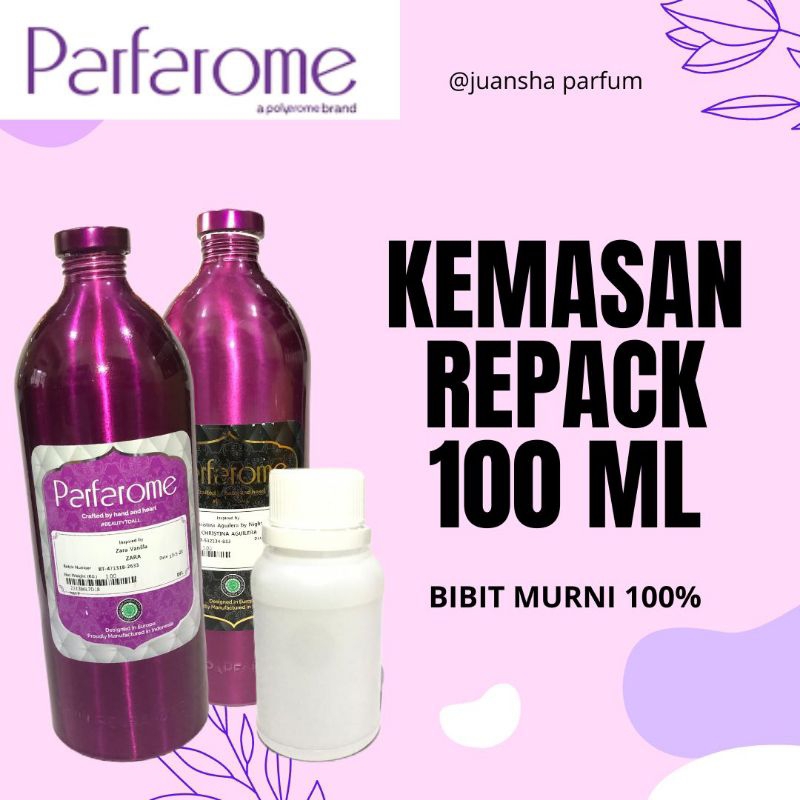 Jual PARFAROME KEMASAN 100MILI REPACK | Shopee Indonesia