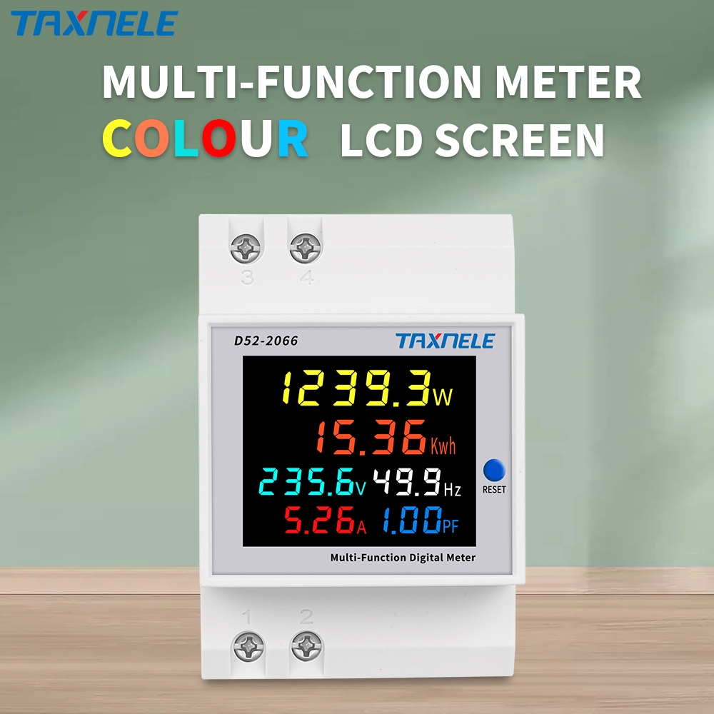 Jual TAXNELE Monitor untuk Tegangan AC 110 220v 380V 100 A Pemantau meteran Tegangan Arus Daya ...