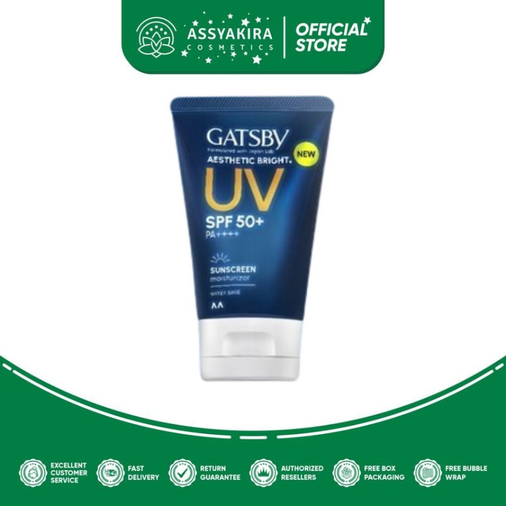 Jual Gatsby Aesthetic Bright Sunscreen UV SPF 50+ PA ++++ | Shopee ...