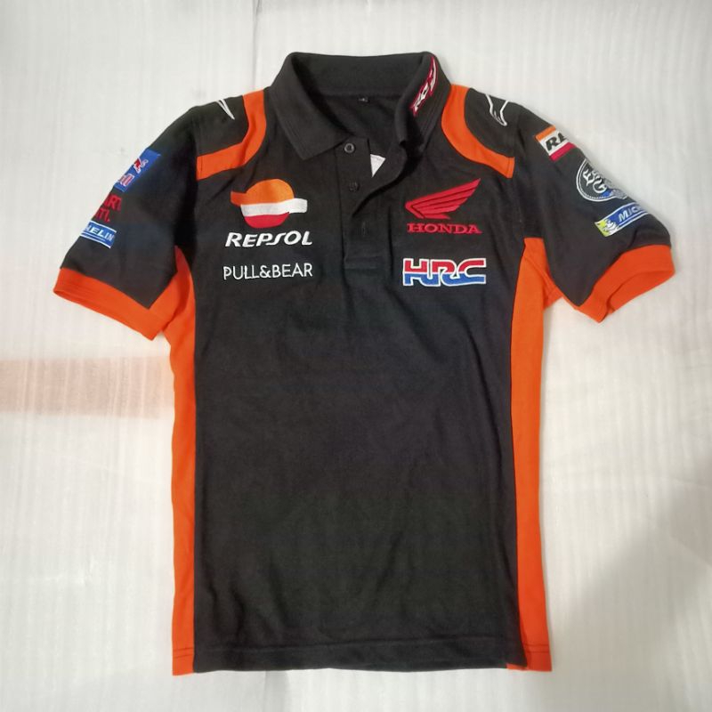 Jual baju balap racing polo MotoGP team Honda repsol | Shopee Indonesia
