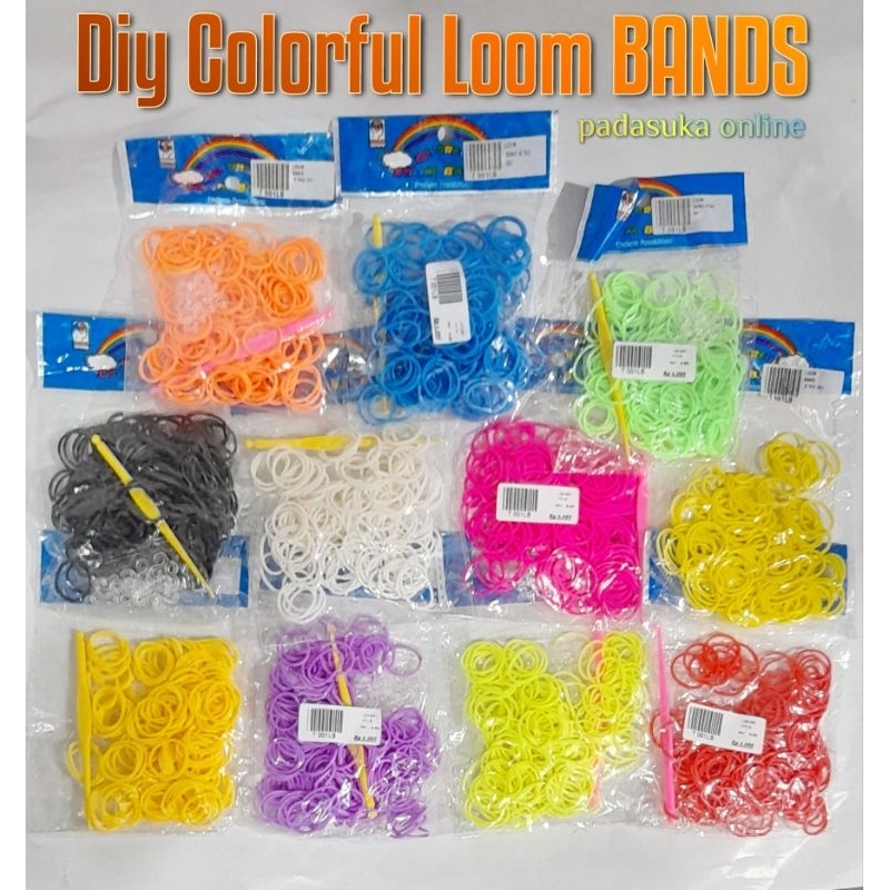 Jual MAINAN DIY KARET GELANG LOOM BAND / RAINBOW LOOM BANDS / GELANG ...