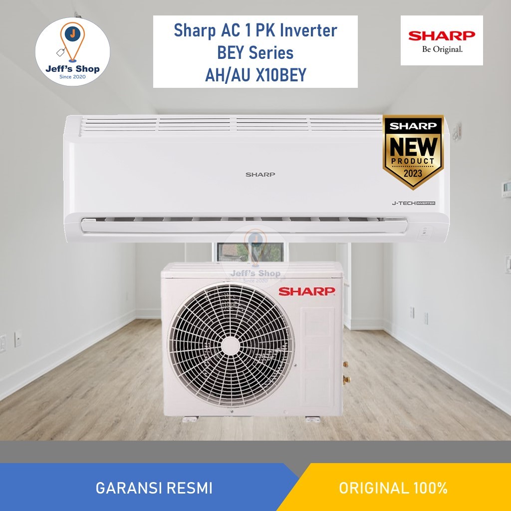 Jual Sharp AC 1 PK Inverter BEY Series [J-TECH Inverter] AH/AU X10BEY | Shopee Indonesia