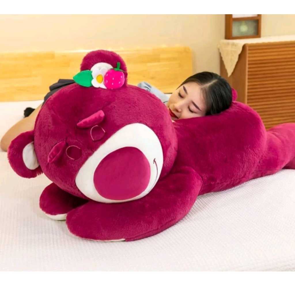 Jual BONEKA LOTSO BERBARING LYING SUPER JUMBO 1 M BONEKA GIANT LOTSO ...