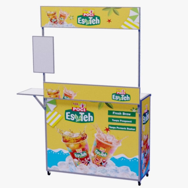 Jual 100x50 BOOTH PORTABLE ROMBONG ALUMUNIUM LIPAT BISA BONGKAR PASANG ...